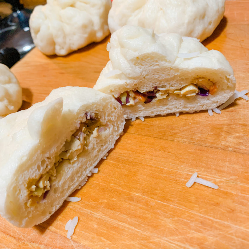 Steamed Buns with Tofu & Cabbage (Gluten-Free)